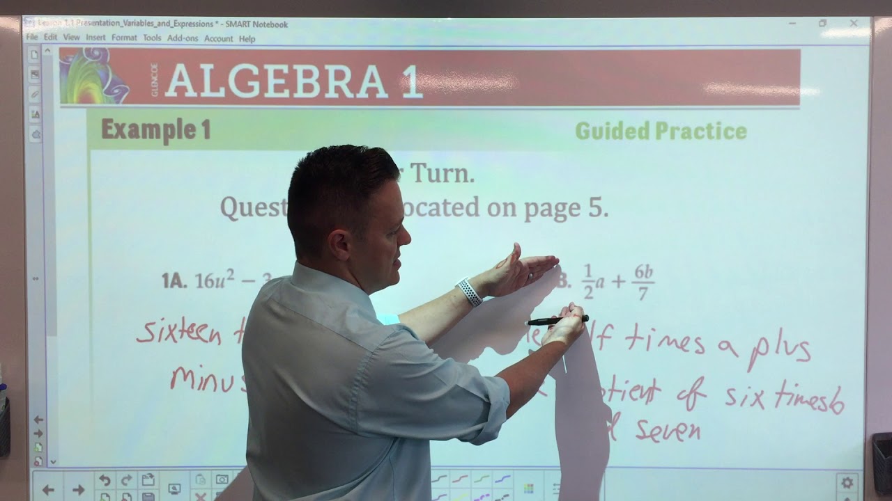 Lesson 1.1 - Variables and Expressions - YouTube