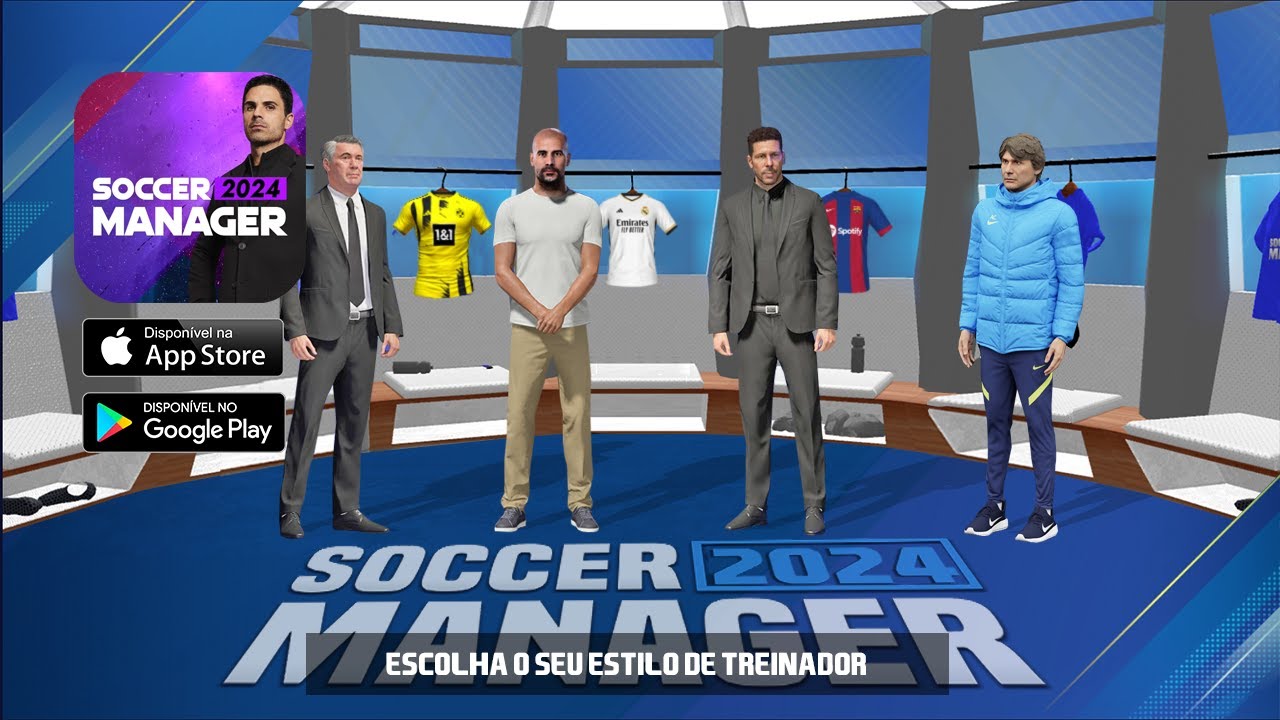 SOCCER MANAGER 2024 OFICIAL MODO CARREIRA (ANDROID/ iOS) LANCAMENTO ...