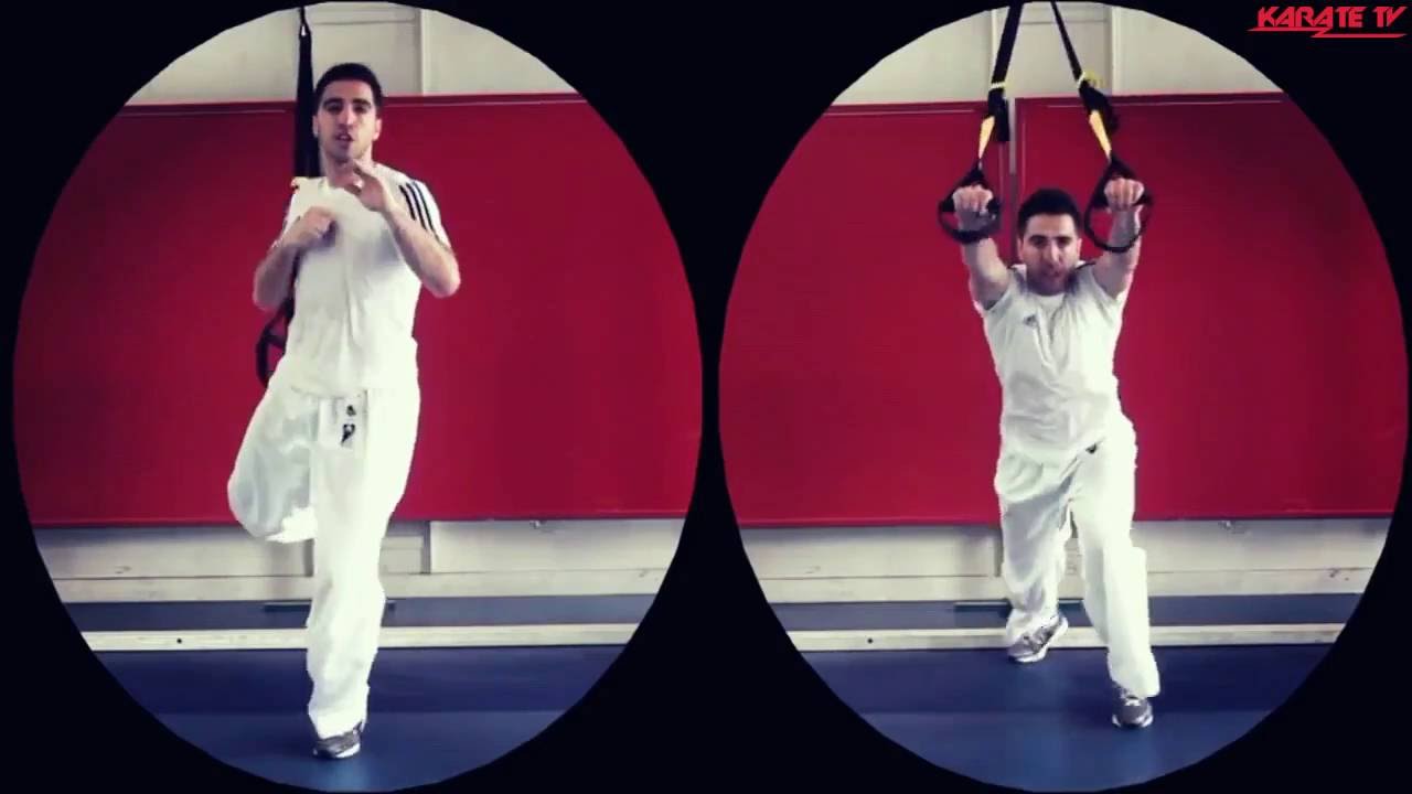 Training Karate Balance And Targets - YouTube