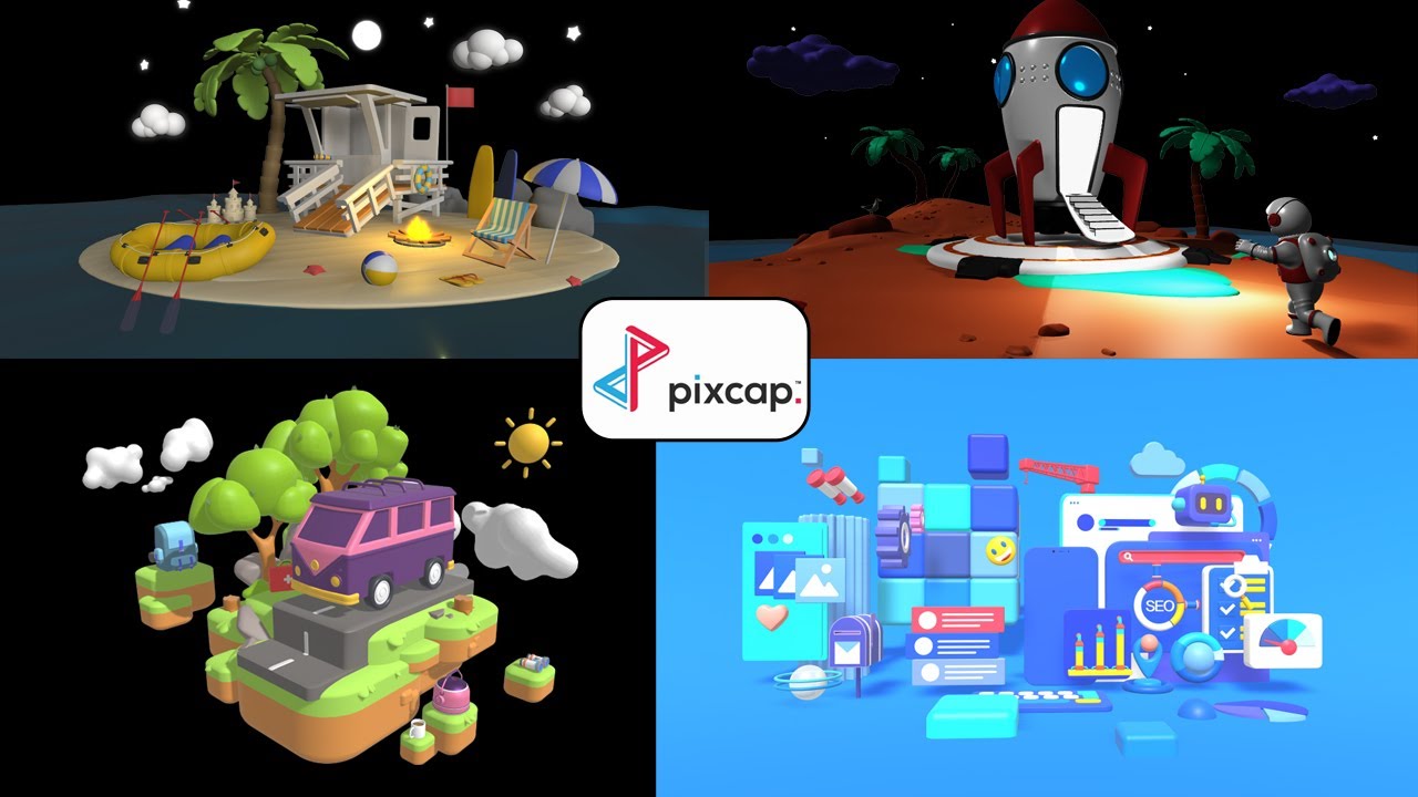 Amazing 3D Scenes with One Click using Pixcap - Fxmaniac - YouTube