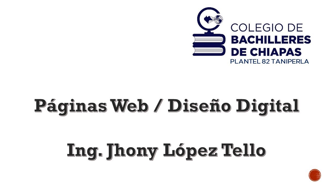 Video 4. Insertando logo del COBACH y contenido de la página - YouTube