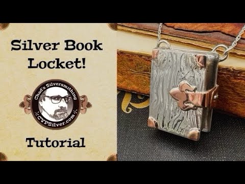 Making a Silver Book Locket: A Silversmithing Tutorial - YouTube