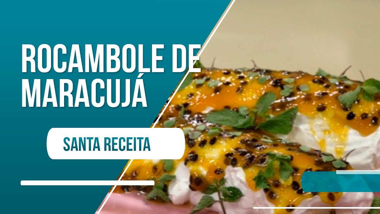 Rocambole de frutas amarelas: maracujá - YouTube