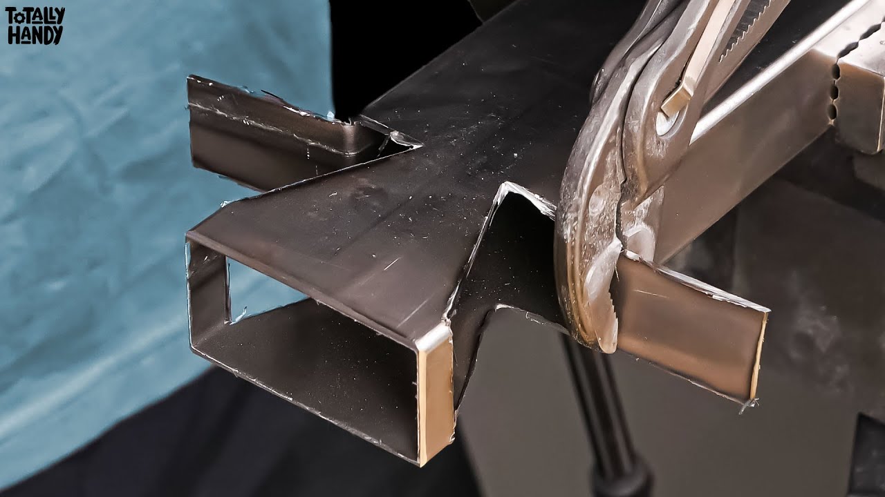 The Ultimate Secret for Pipe Connections! | Metalworking Project - YouTube