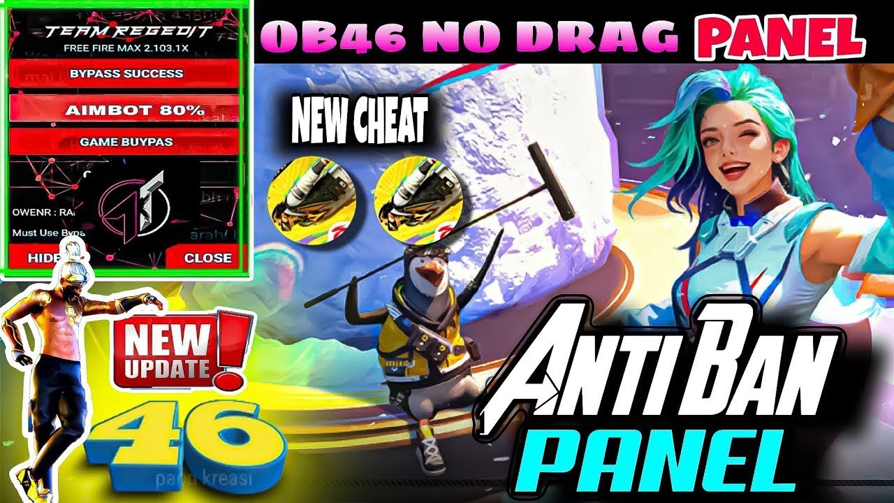 OB46 || Antiban FF Panel🔥Free Fire Injector🔥Ob46 Free Fire Hack😈FF ...