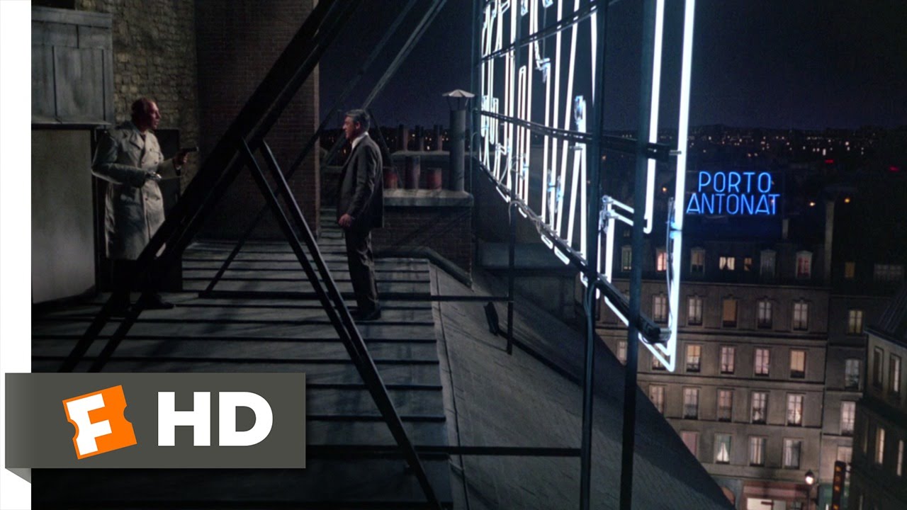 Charade (6/10) Movie CLIP - Rooftop Fight (1963) HD - YouTube