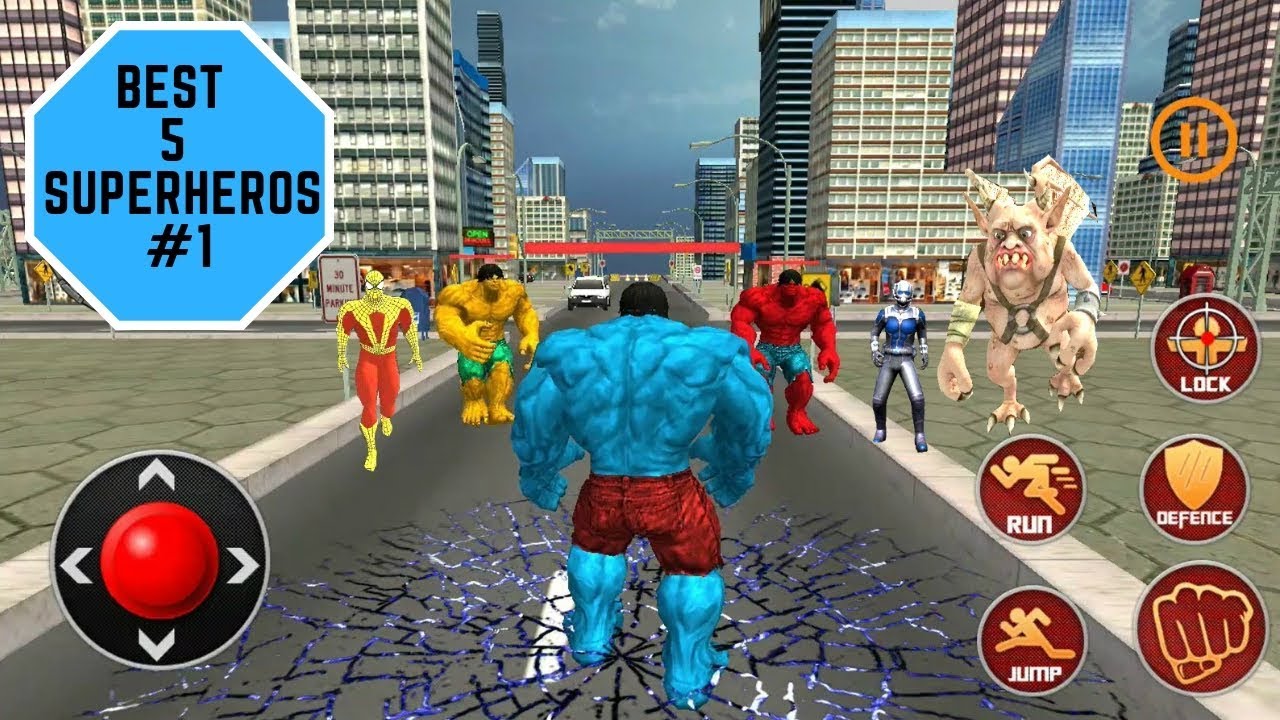 Best 5 Superheros Games By Games Hole Episode #1 - YouTube