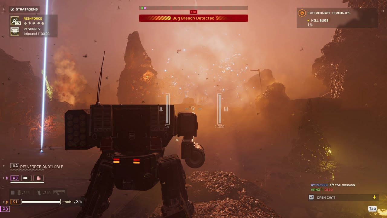 Battle with Terminids - Super Helldive Difficulty - 4K Quality - Helldivers 2 - YouTube