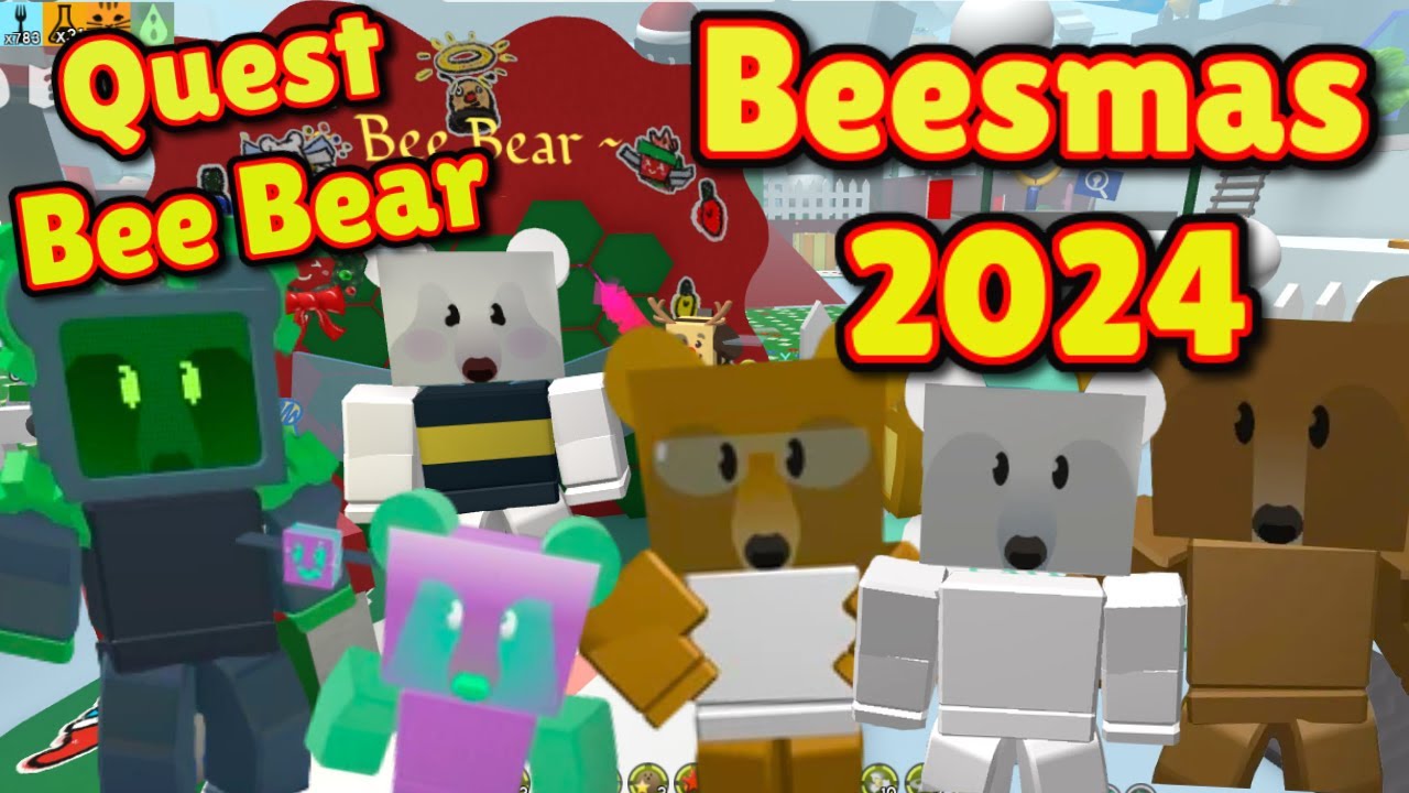 Todas as missões do Beesmas 2024 (Bee Bear) bee swarm simulator - YouTube