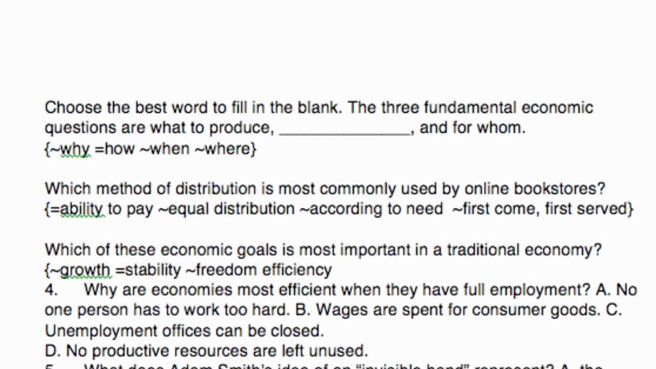 Moodle- Import Multiple Choice Questions Using GIFT - YouTube