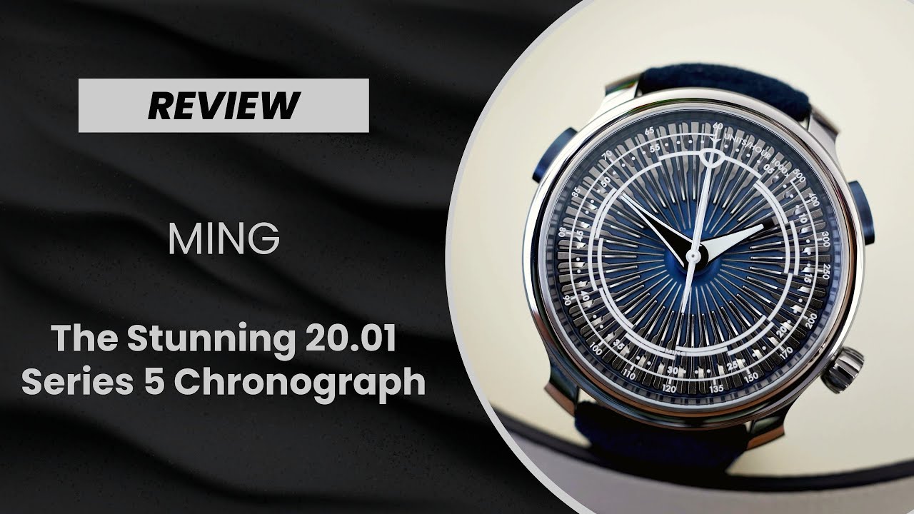 The Stunning MING 20.01 Series 5, a Chronograph like no other - YouTube