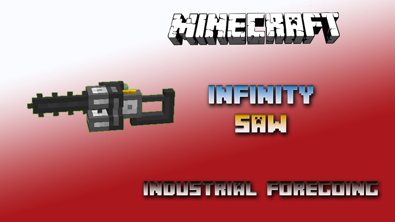 Infinity Saw 💎 Minecraft Industrial Foregoing Tutorial 💎 English - YouTube