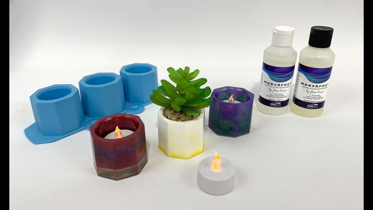 TotalBoat Epoxy Tea Light and Mini Planter DIY Kit - YouTube