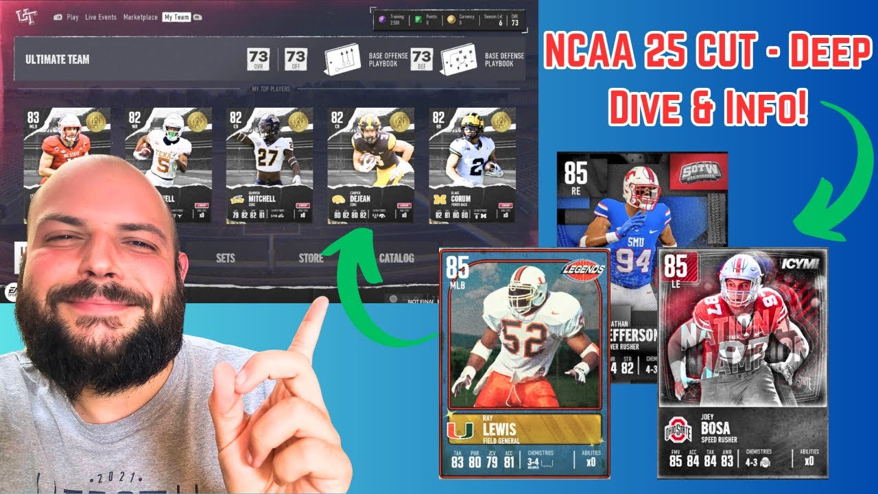 HUGE! NCAA 25 CUT Deep Dive & Info! Could This Be Better Than Madden's ...