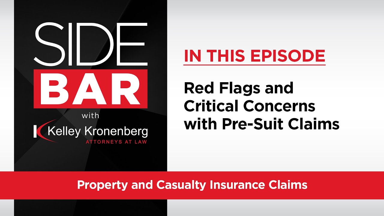 Red Flags and Critical Concerns with Pre-Suit Claims - YouTube