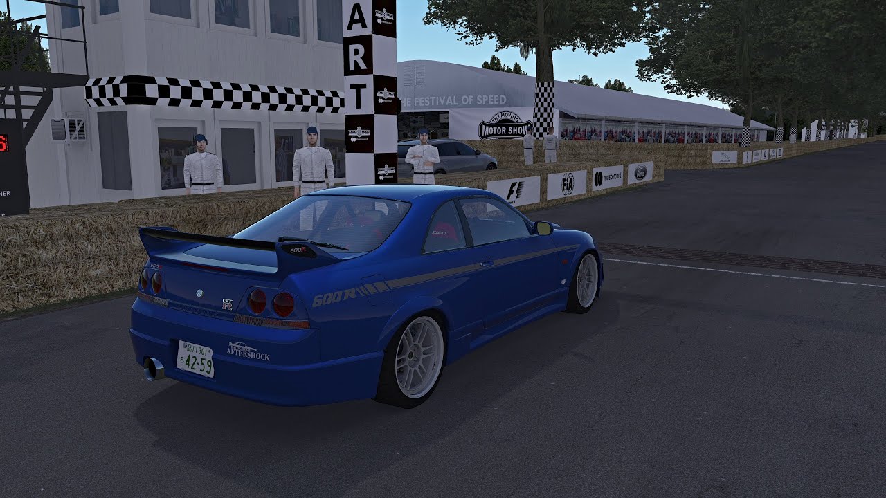 Nissan Skyline GTR R33 600R At Goodwood Hill Climb - YouTube