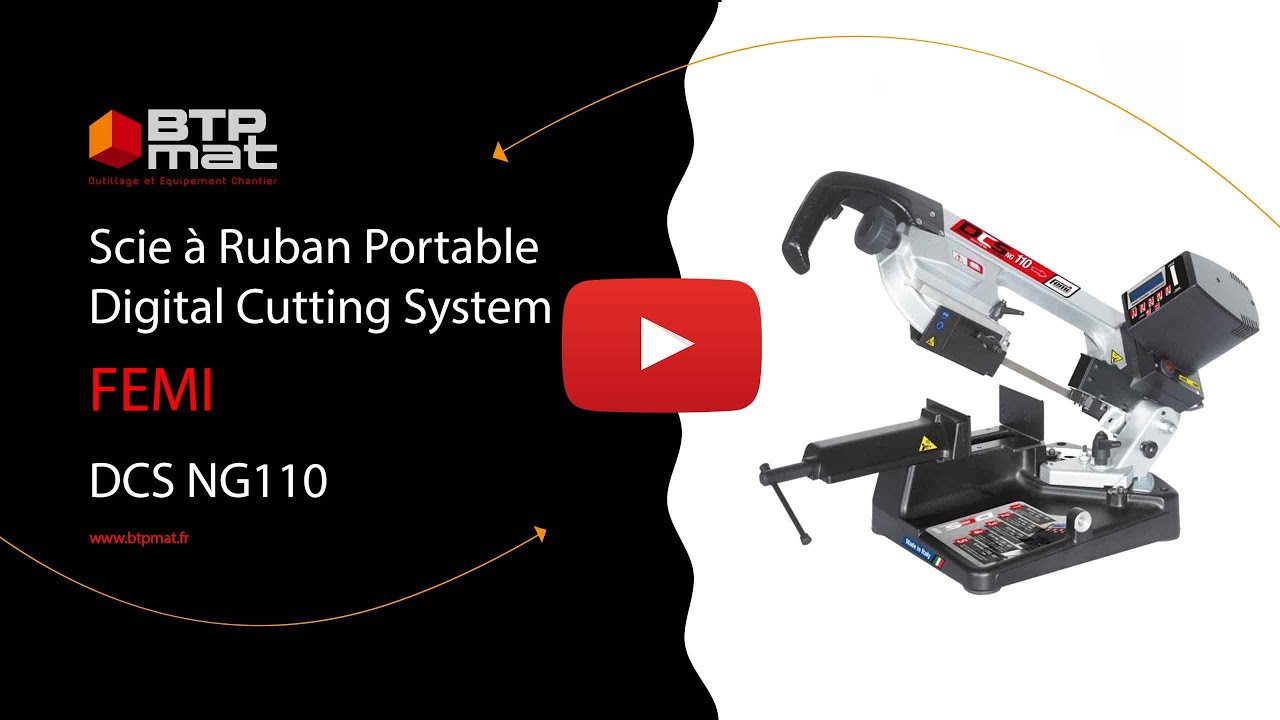 FEMI - Scie à Ruban Portable avec Digital Cutting System DCS NG110 ...