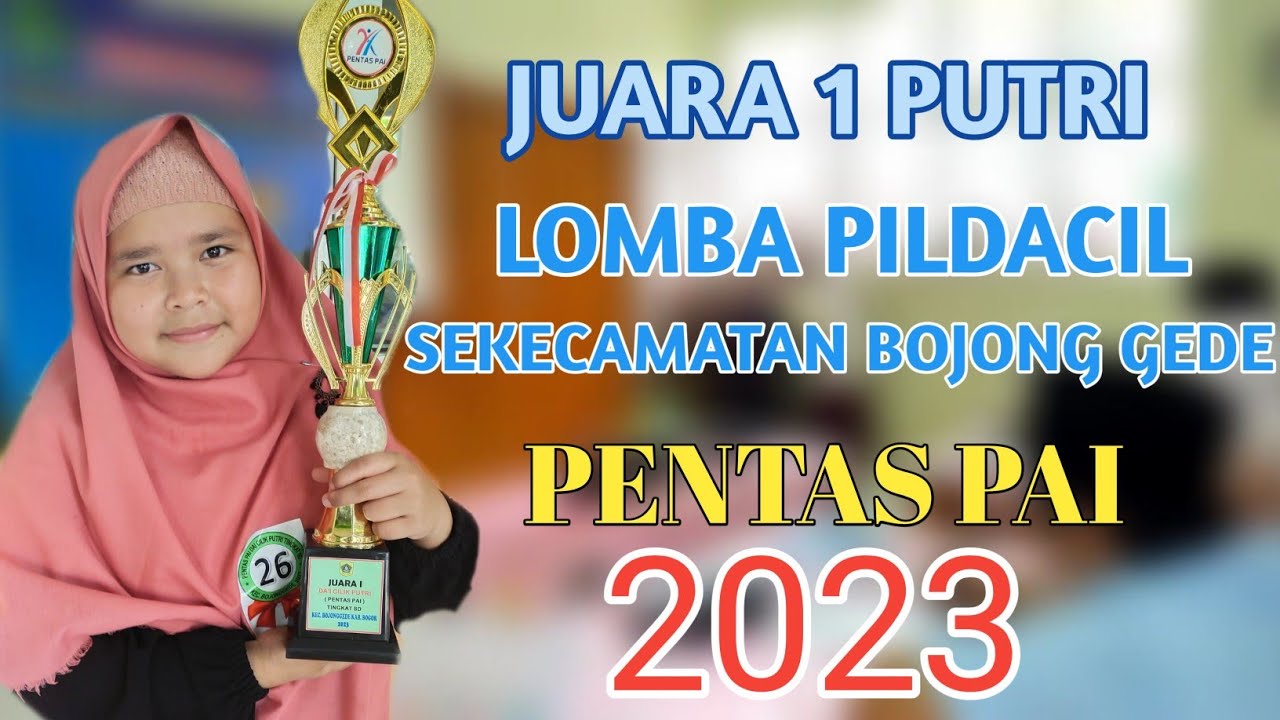 JUARA 1 PILDACIL PENTAS PAI - KHANZA SABRINA ‼️ - YouTube