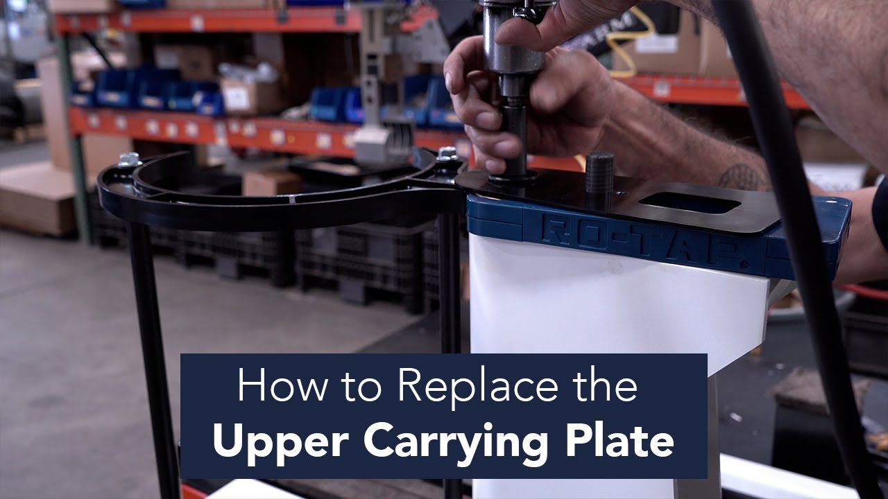 How to Replace the RO-TAP Sieve Shaker Upper Carrying Plate [Step-by ...