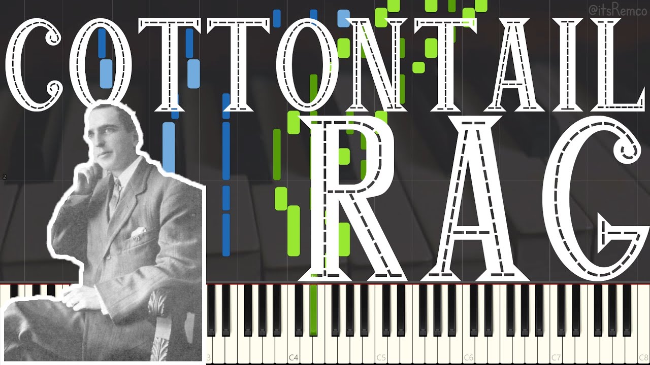Joseph F. Lamb - Cottontail Rag 1959 (Ragtime Piano Synthesia) - YouTube