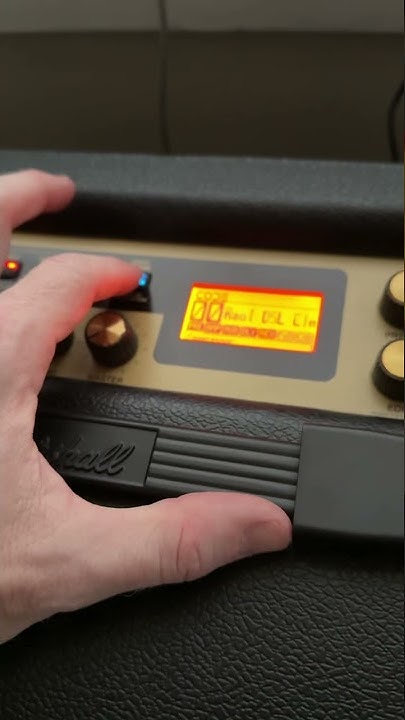 Marshall CODE 50 footswitch and presets: need some help - YouTube