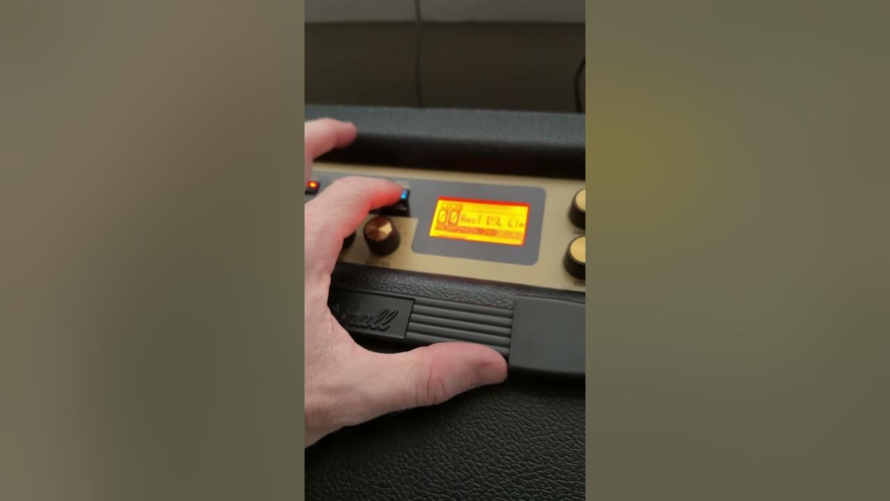 Marshall CODE 50 footswitch and presets: need some help - YouTube