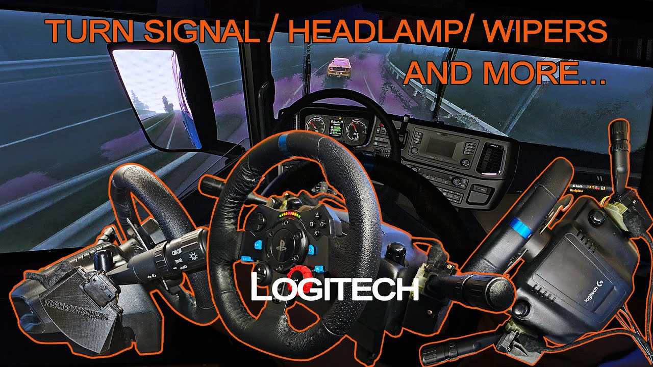 Multifunction switch for Logitech wheels - realcarsimrig.racing - YouTube
