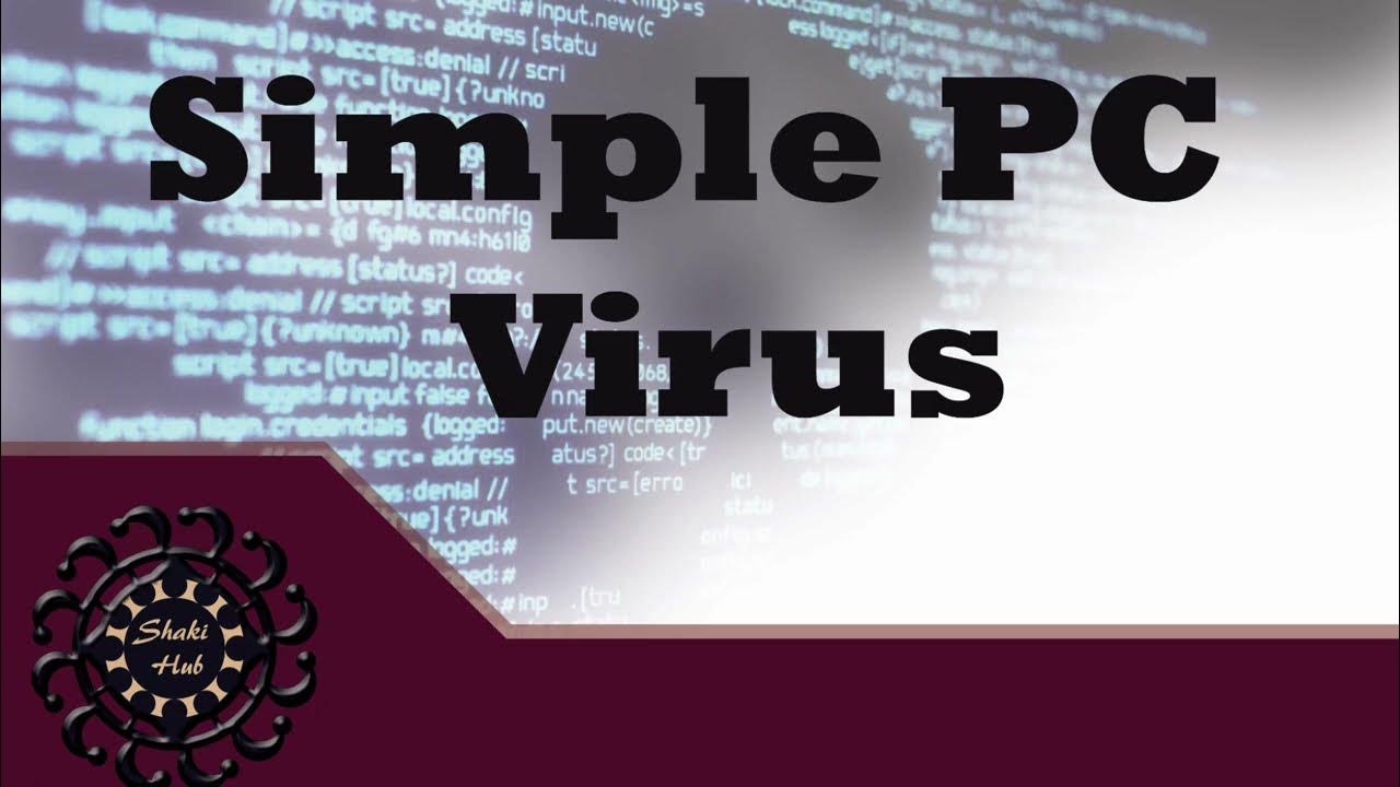 How to make simple virus using Notepad (just fun). - YouTube