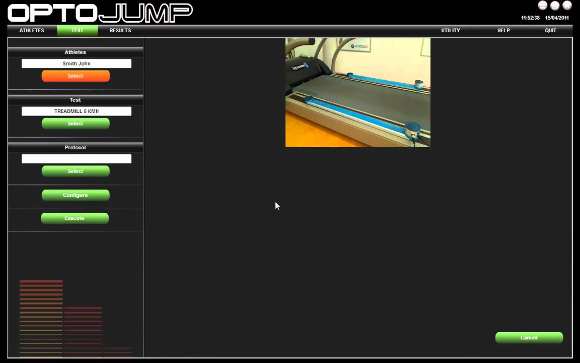 Calculate Treadmill Speed with OptoJump Next - YouTube