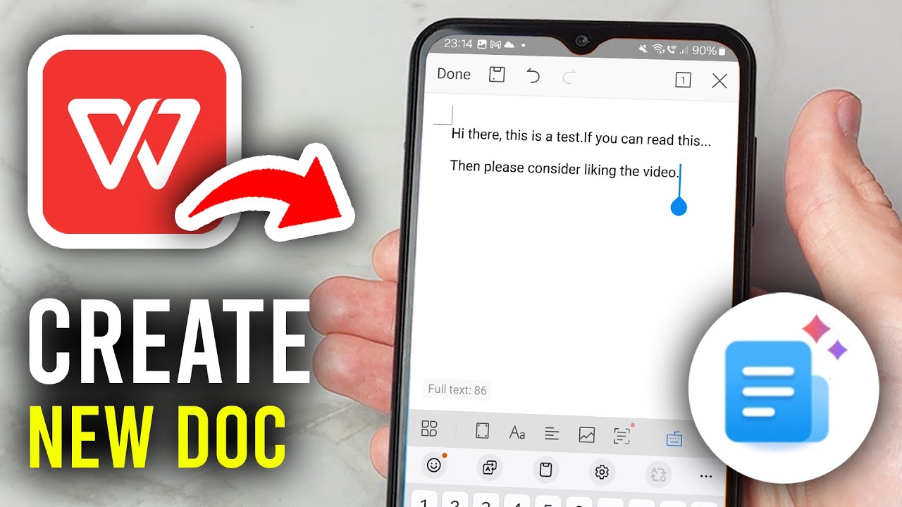 How To Create New Word Document In WPS Office On Android & iPhone ...