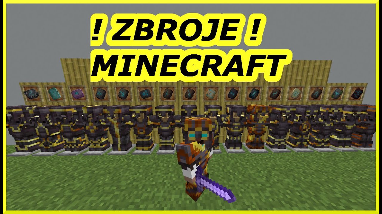 Zbroje Minecraft 1.20+ MUSISZ TO WIEDZIEĆ!!! - YouTube