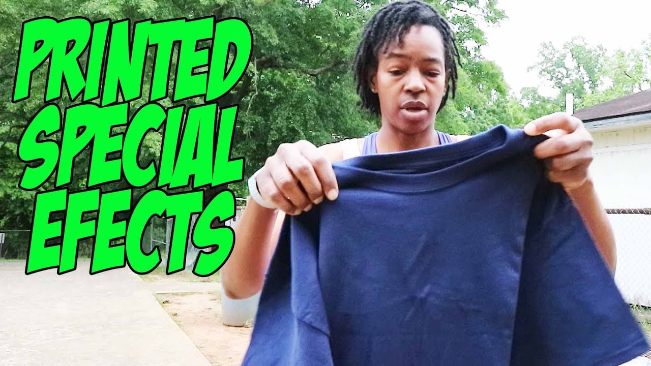 Testing Sweat Fire Special Effects T-shirt - YouTube