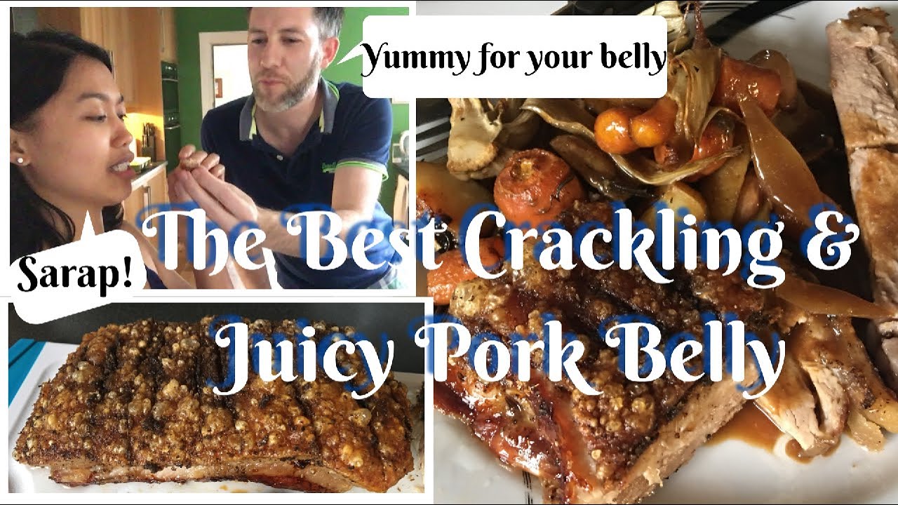 OUR FIRST ATTEMPT "ULTIMATE, JUICY GALORE PORK BELLY" 🥩😍 || chelzvlog - YouTube