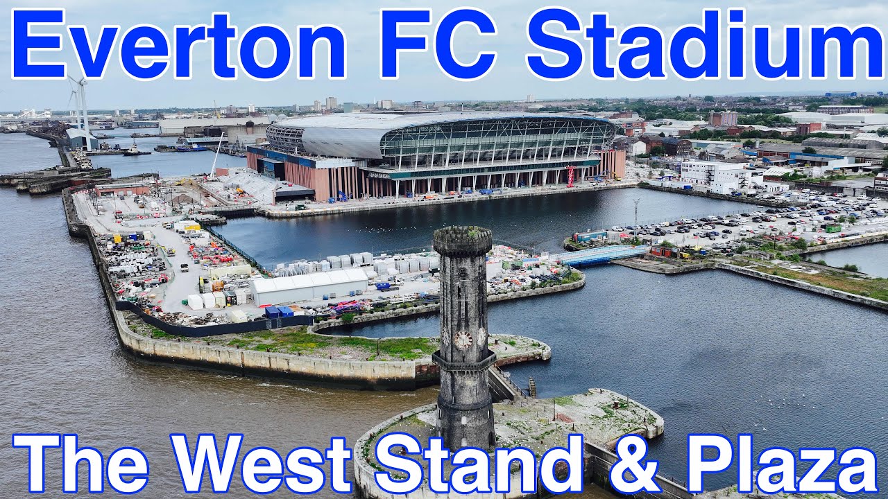 NEW Everton FC Stadium. WEST STAND ONLY - YouTube
