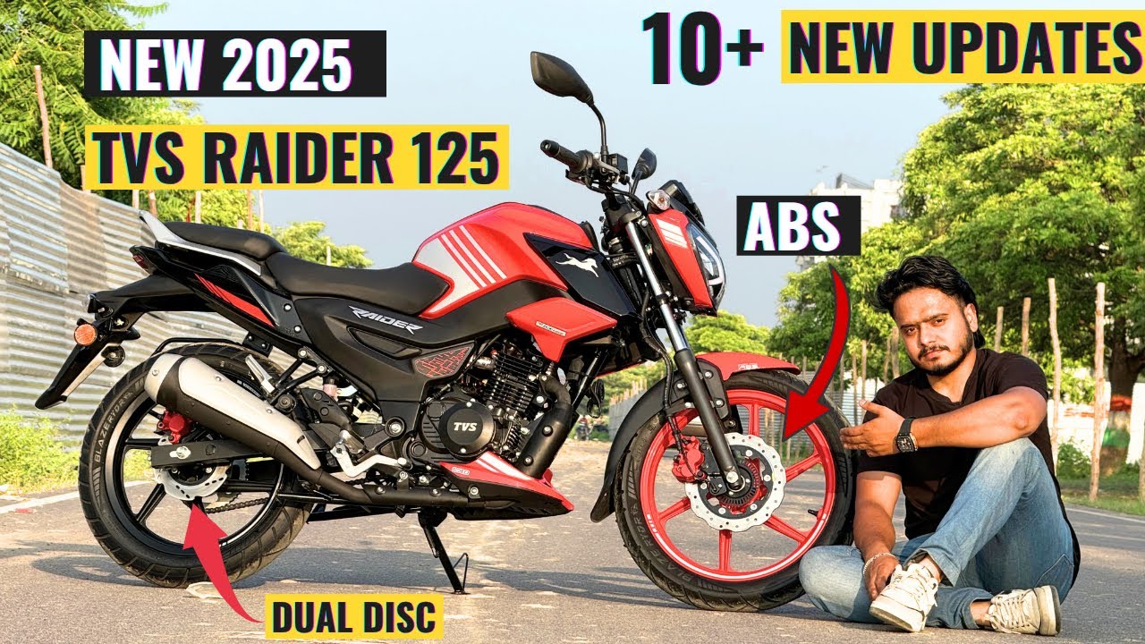 New TVS Raider 125 ABS With Dual Disc 😱10 + New Updates Detailed Review ...