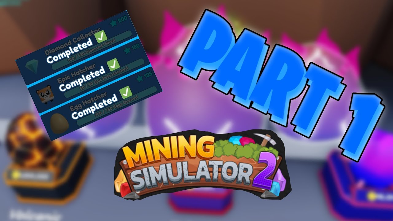 Ich habe über 1000 EGGS geöffnet Mining sim 2 Daily Quests - YouTube