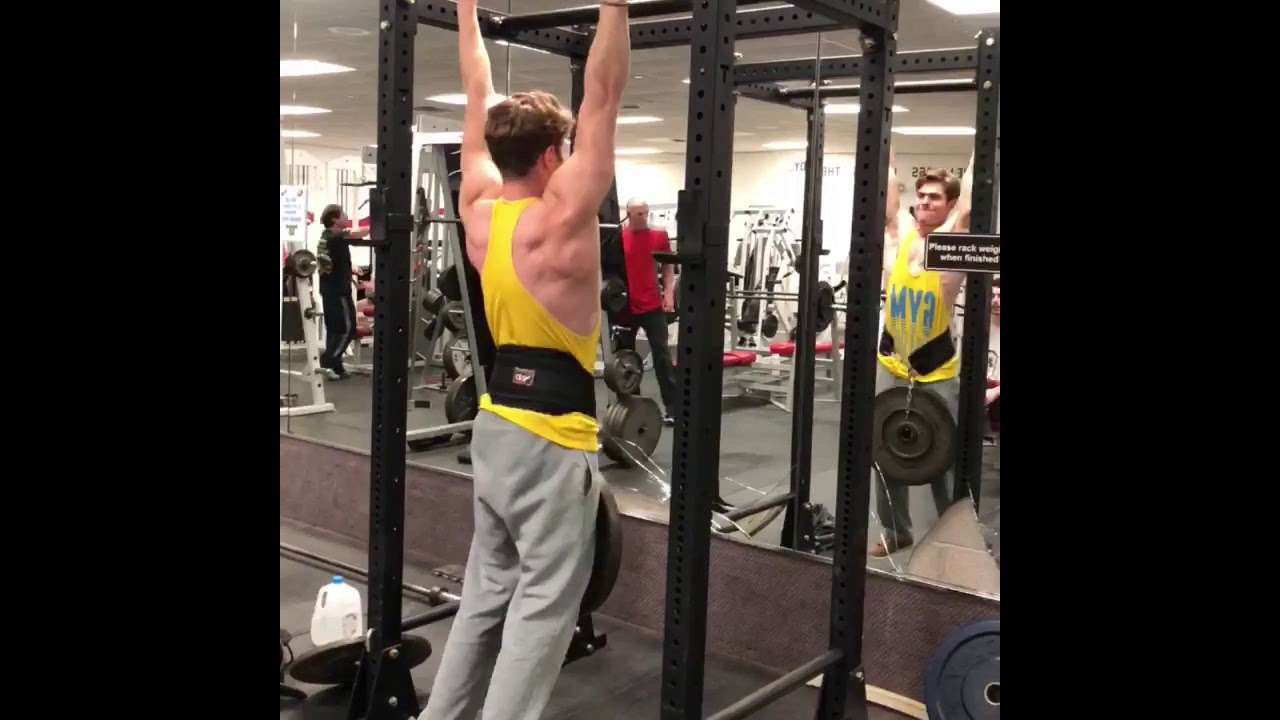 Weighted Pull Ups with brandon - YouTube