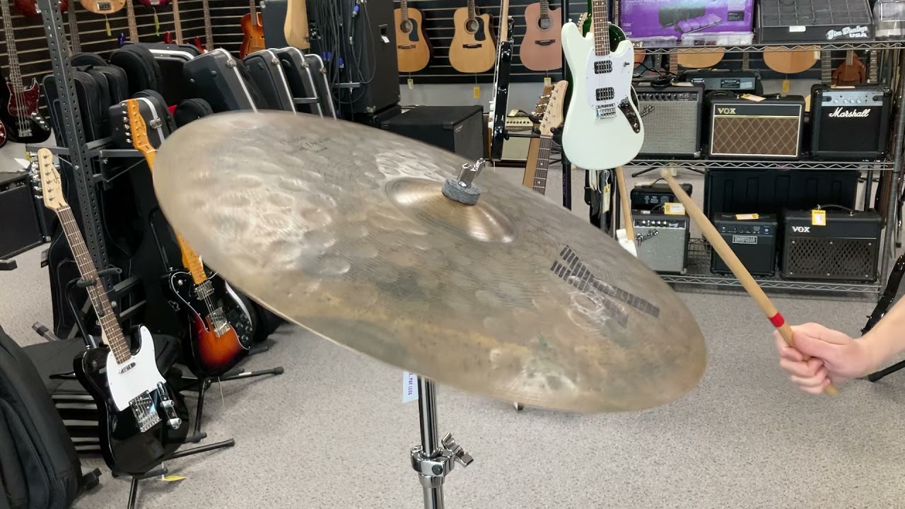 Zildjian K Custom Special Dry Ride 21" - YouTube