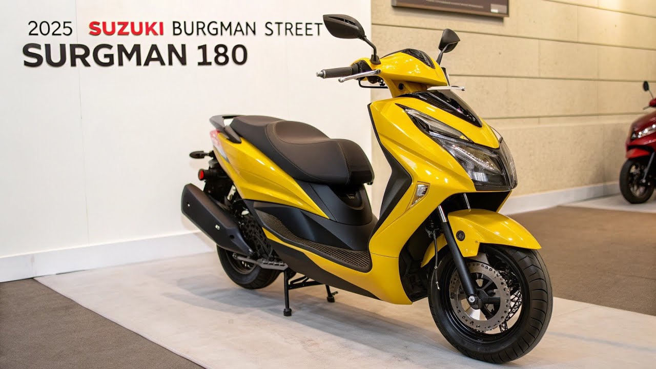 New 2025 Suzuki Burgman 180 Premium Maxi-Scooter with Power & Style ...
