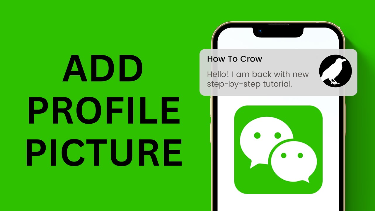 How To Add A Profile Picture On WeChat - YouTube