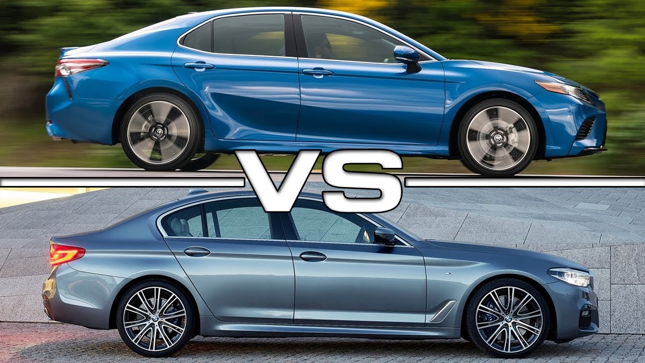 2018 Toyota Camry XSE vs 2017 BMW 540 - YouTube