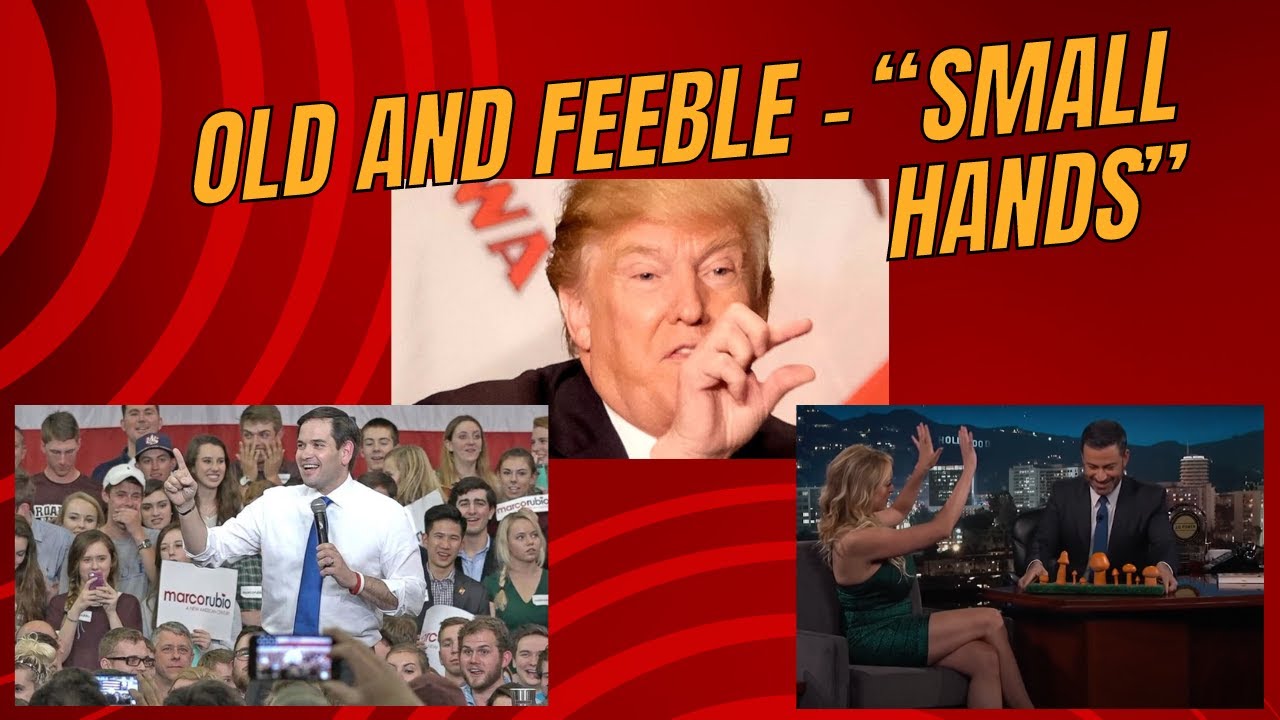 Old and Feeble - Trump's "Small Hands" - YouTube