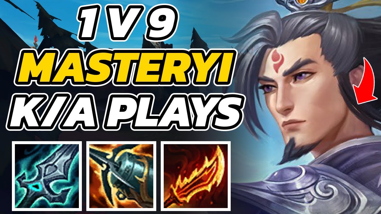 CHALLENGER MASTER YI GAME. K/A PLAYS ONLY. LOL META. 60% WIN MASTER YI JUNGLE - YouTube