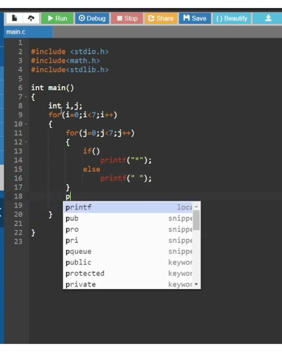 12 Programming For Beginners C Language Pattern Printing 💫 Alphabet L Using C Code