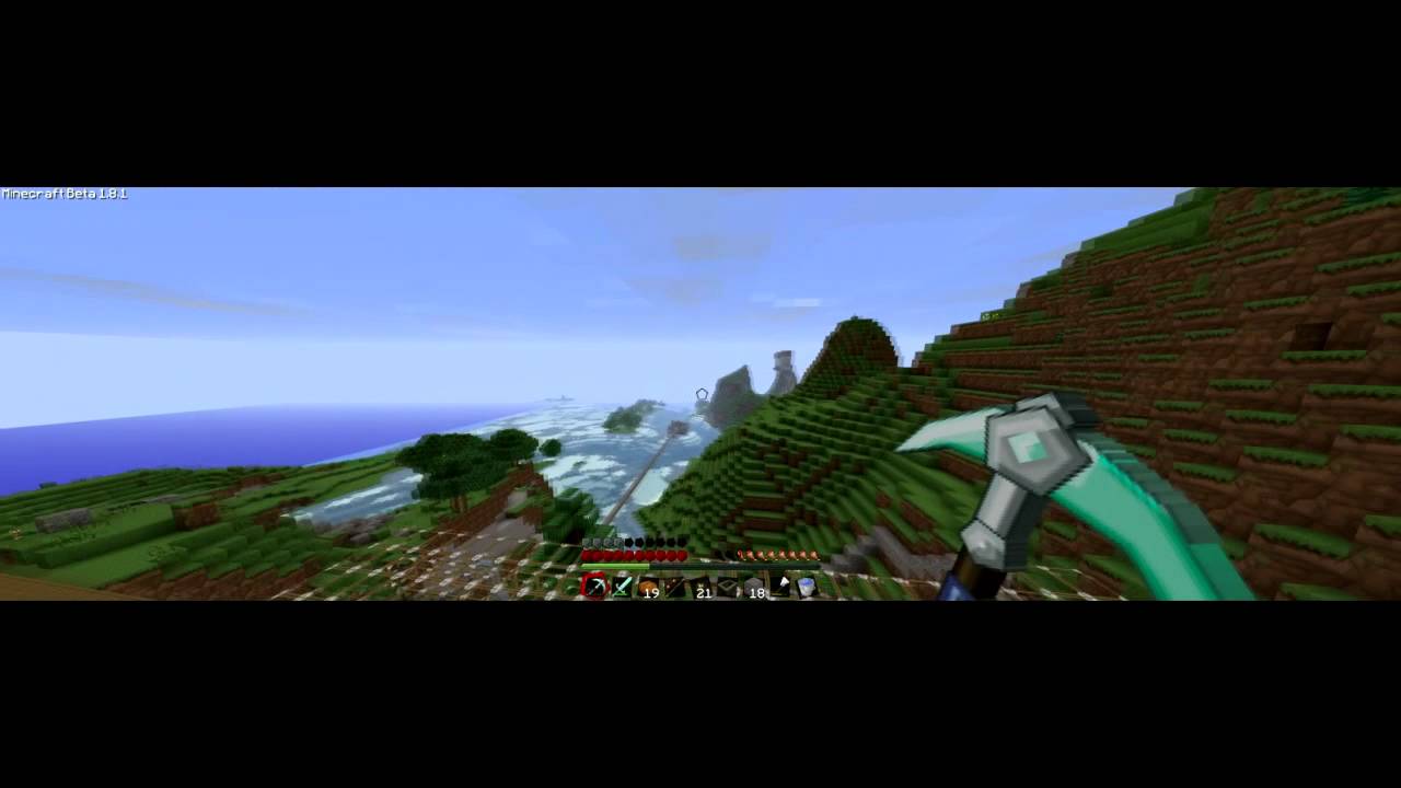 Ultra wide screen Minecraft! - YouTube