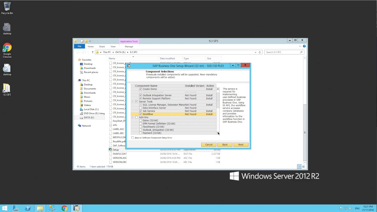 Learn SAP Business One - Installing the Server Components - YouTube