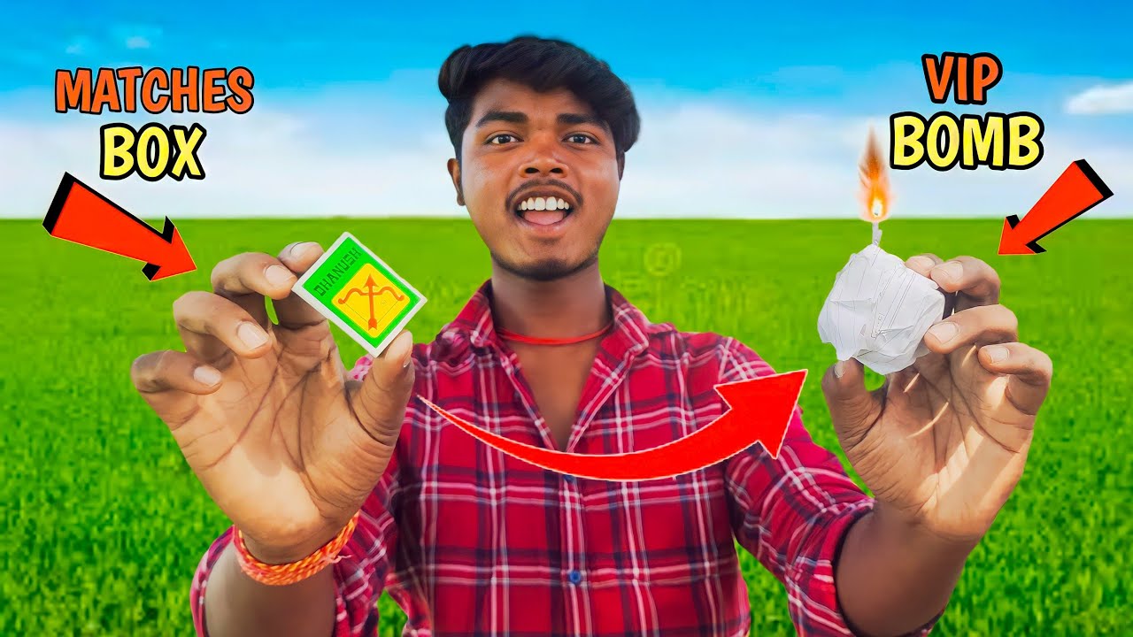 How To Make VIP BOMB Using Matches -😲 | हमने माचिस से VIP Bomb बना दिया ...