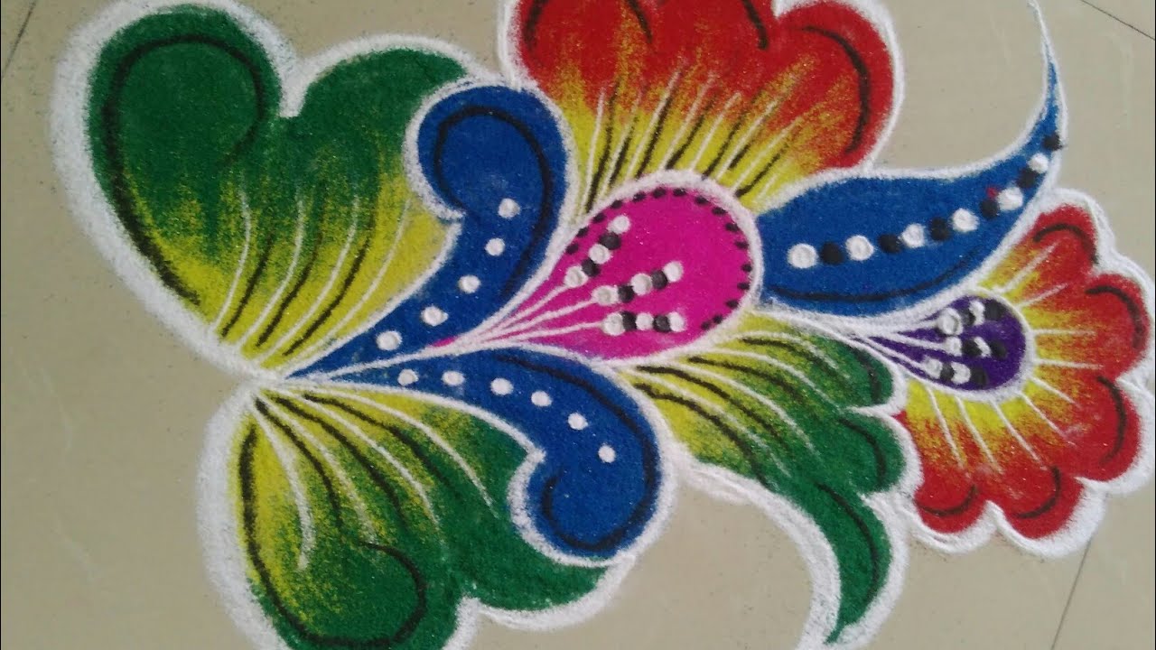 Shading Rangoli - YouTube
