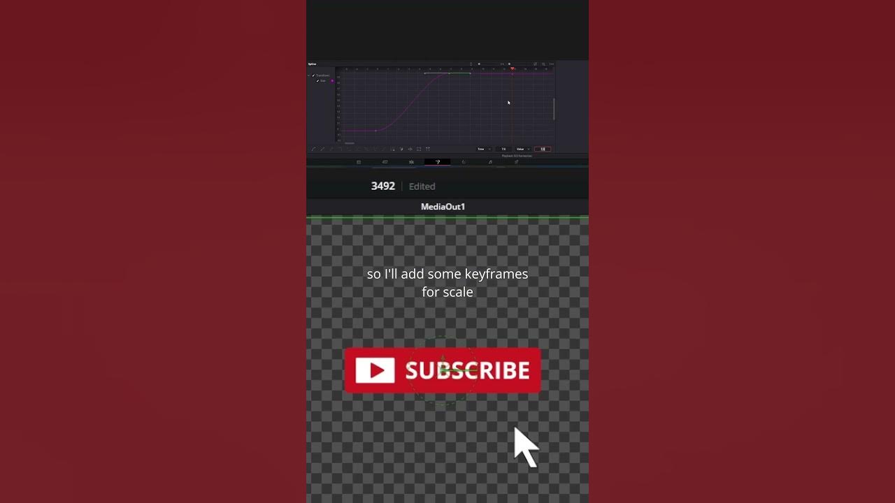 How to Animate a Subscribe Button in DaVinci Resolve #davinciresolve #tutorial #videoediting ...