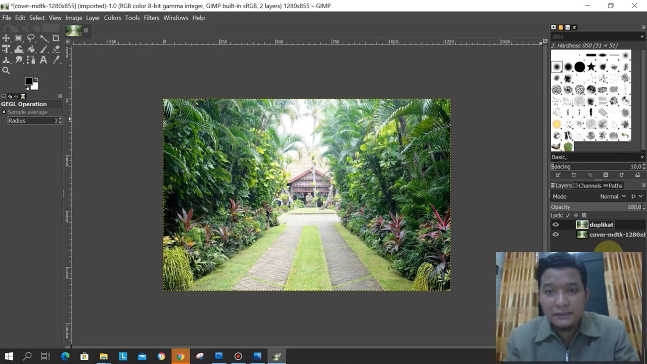 Mengedit Foto Dengan GIMP - YouTube